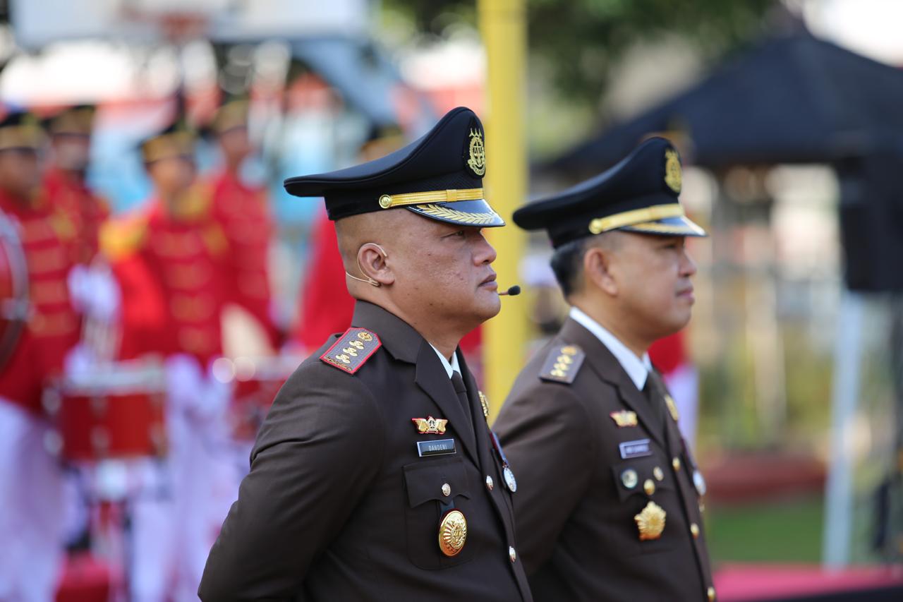 Peringatan HBA Ke-64 Kajari Jakarta Utara Sebagai Komandan Upacara ...